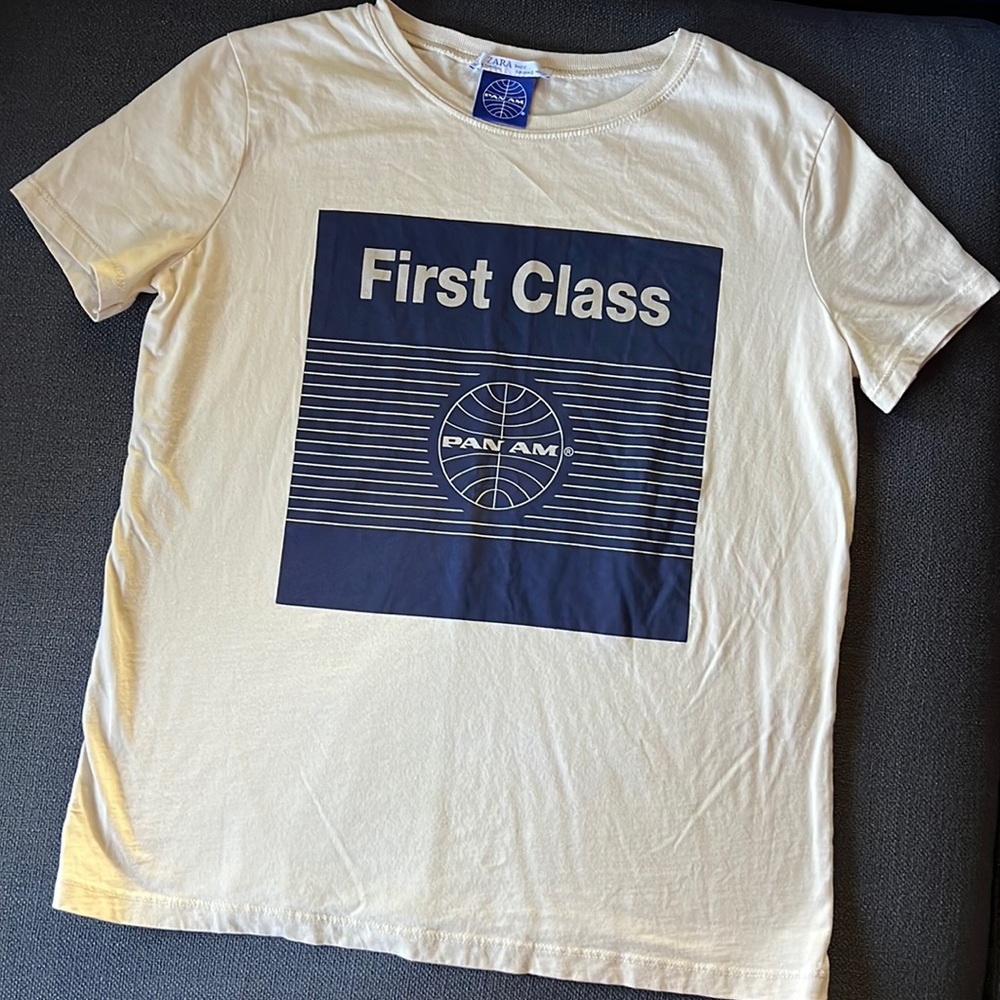 Pan Am First Class Cotton T - Gem